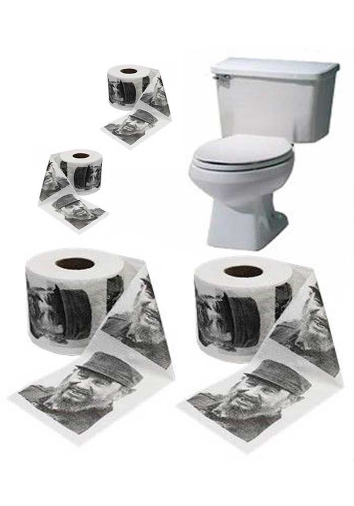 Toilet paper with Fidel Castro's face. Good for a Cuban Party. Haz tu ...